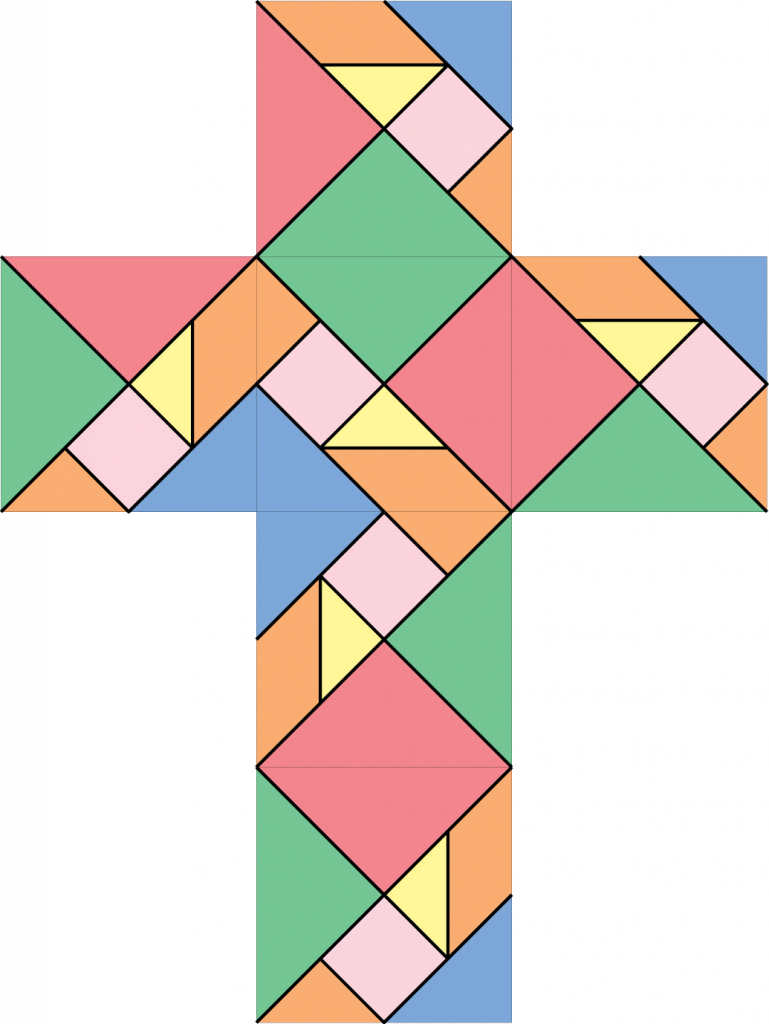 Tanacube: The Tangram Cube - ChinesePuzzles.org